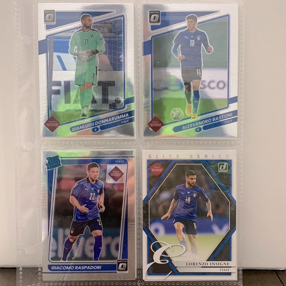 Italy National Soccer Team Trading Cards - Gem